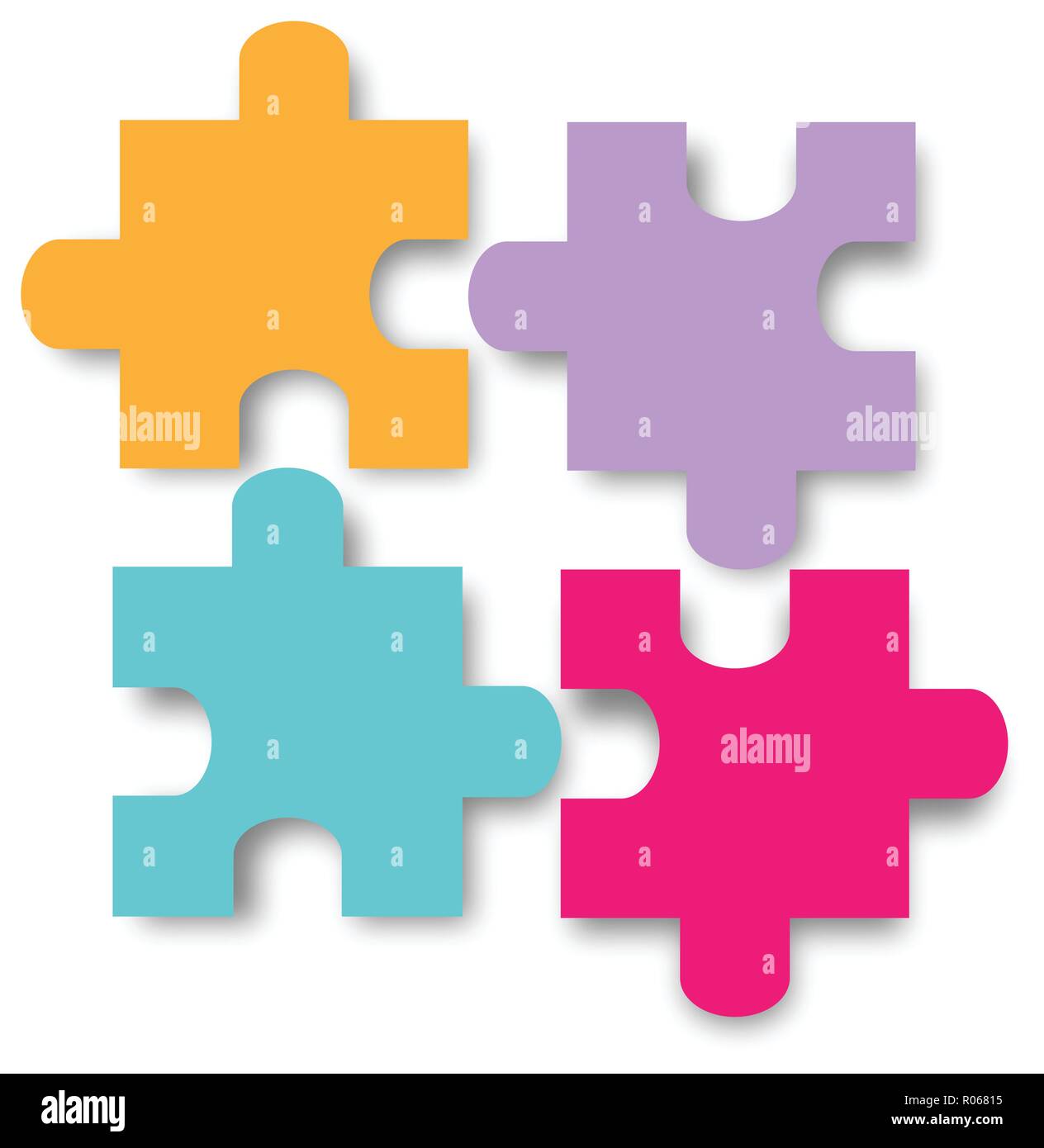 Multi colored building Stock Vector Images - Alamy