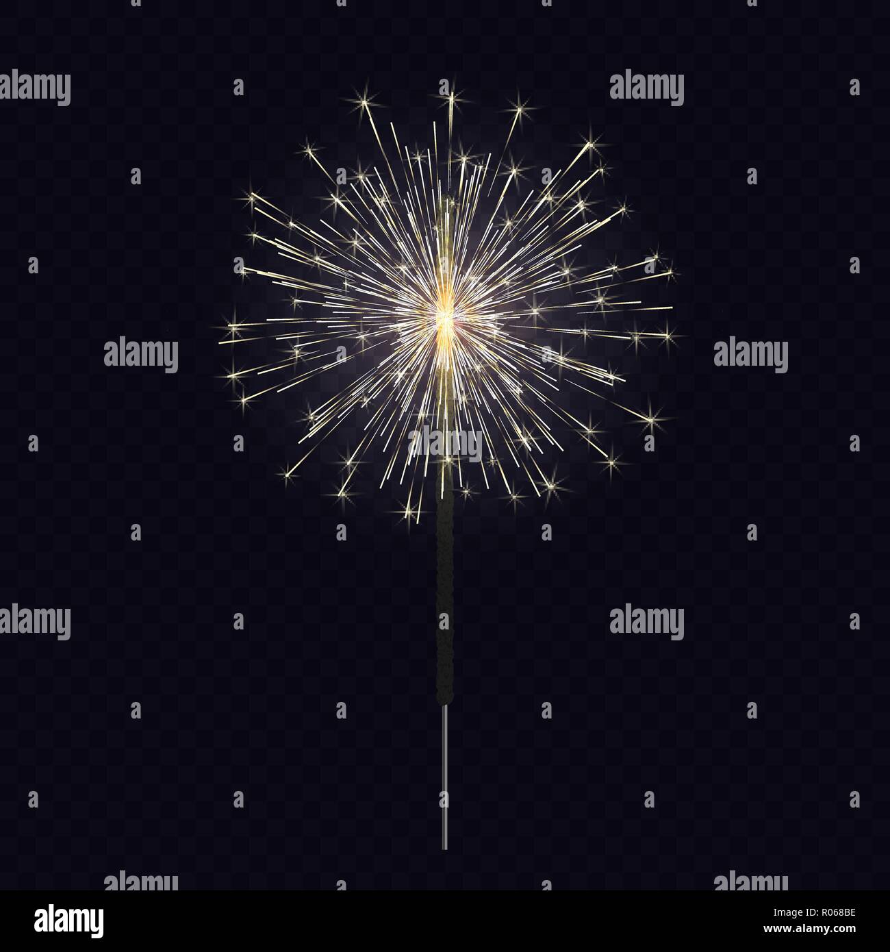 Realistic fire sparks isolated on Stock Vector Images - Alamy