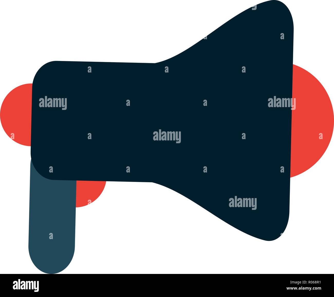 Bullhorn advertising symbol isolated vector illustration graphic design ...