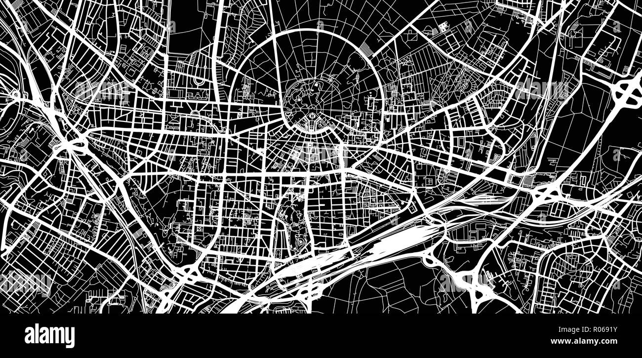 Karlsruhe map Stock Vector Images - Alamy