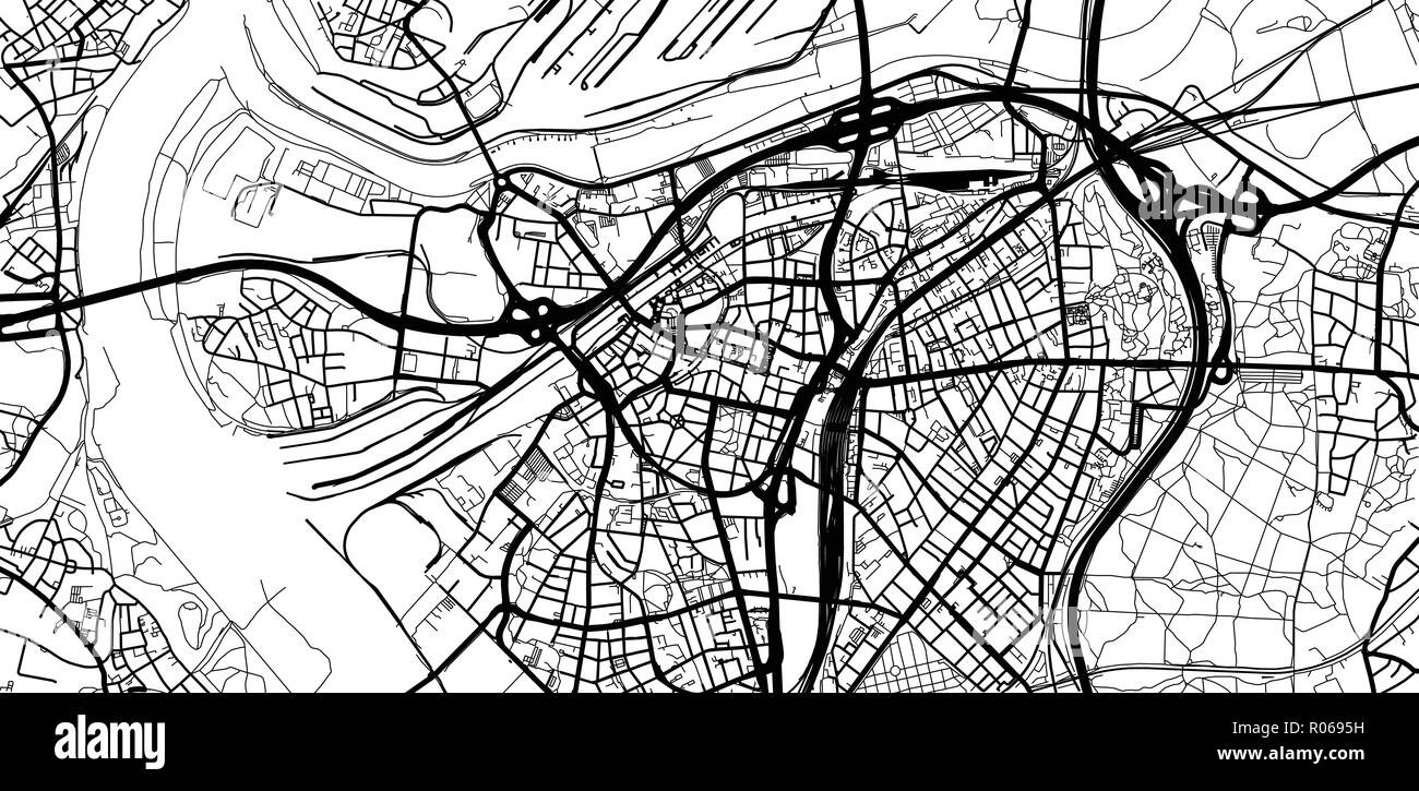 Map of duisburg hi-res stock photography and images - Alamy