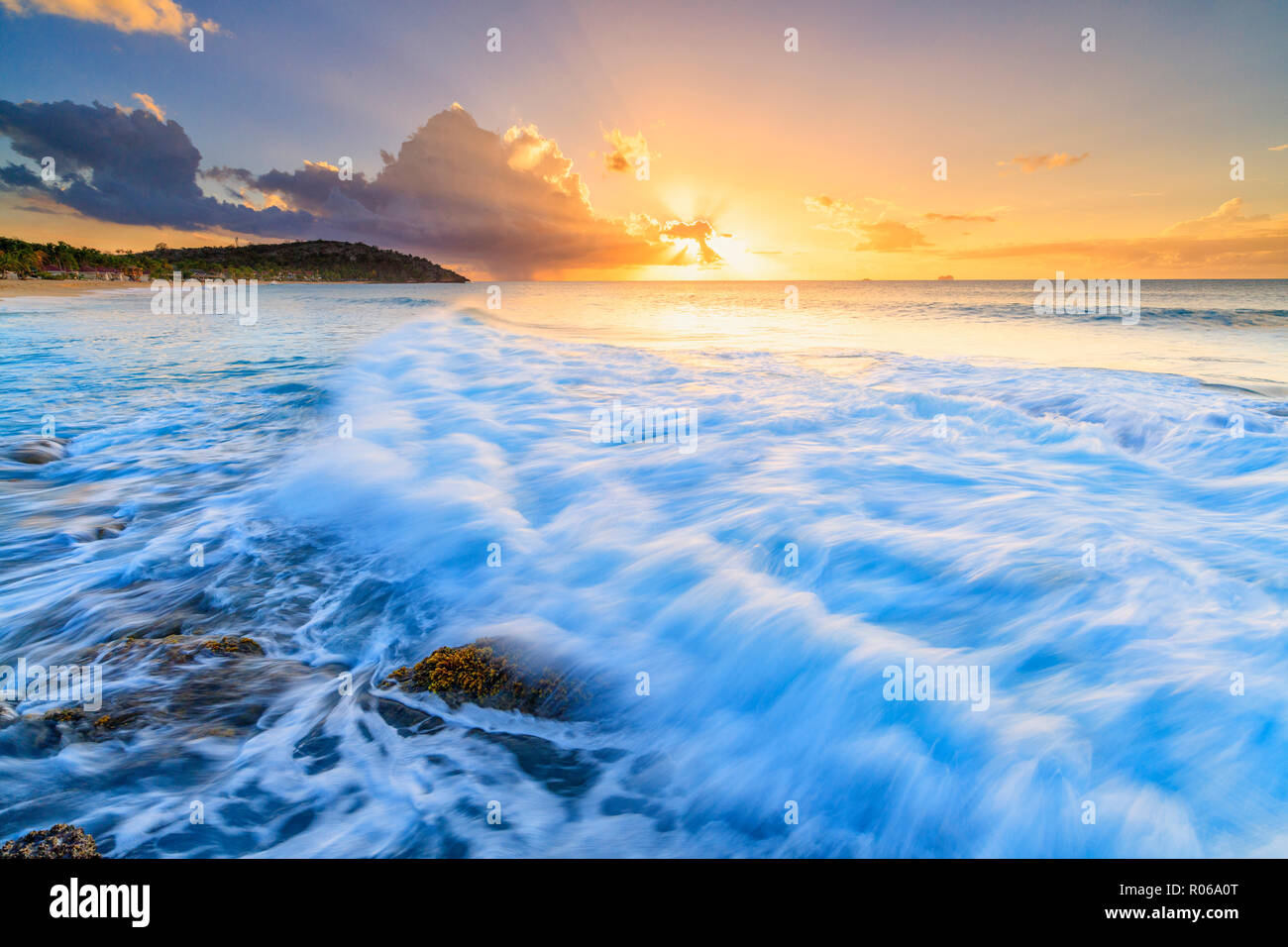 Photography sunset on beach orange hi-res stock photography and images ...