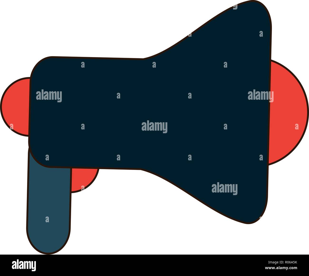Bullhorn advertising symbol isolated vector illustration graphic design ...