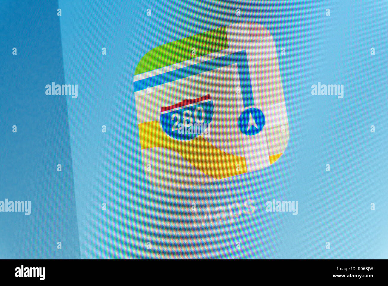Apple maps hi-res stock photography and images - Alamy