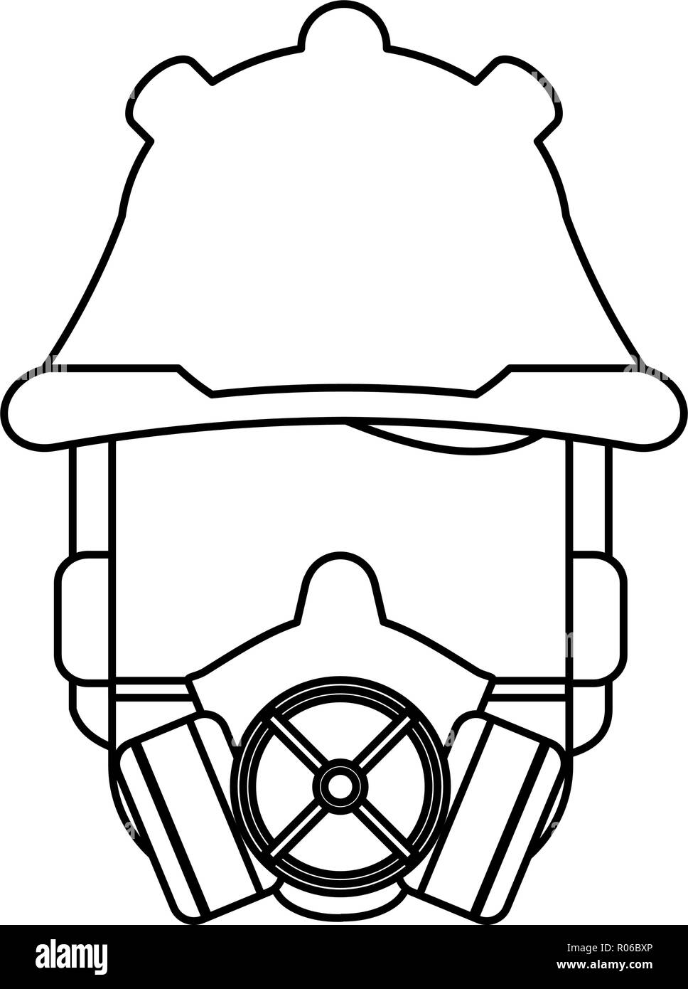 Worker avatar with construction equipment vector illustration graphic ...