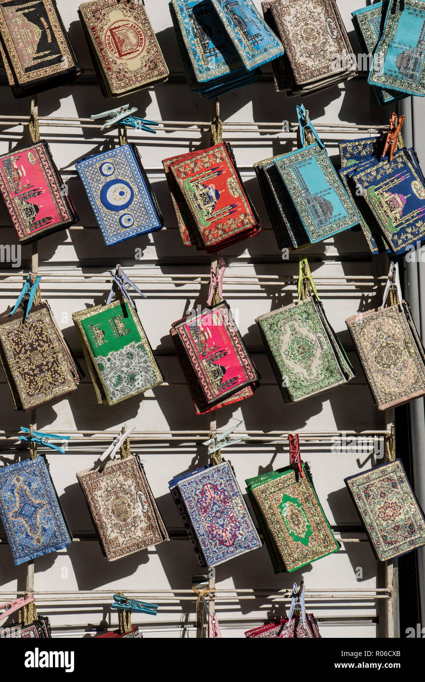 Traditional style handmade woven bags of fabric Stock Photo - Alamy