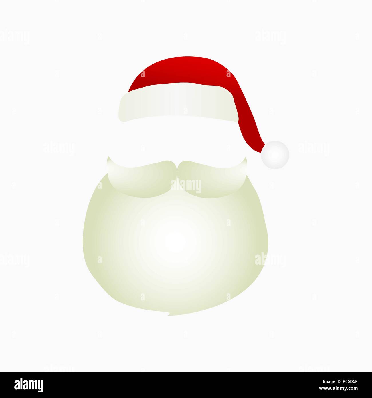 Santa Claus mask Stock Vector Image & Art - Alamy