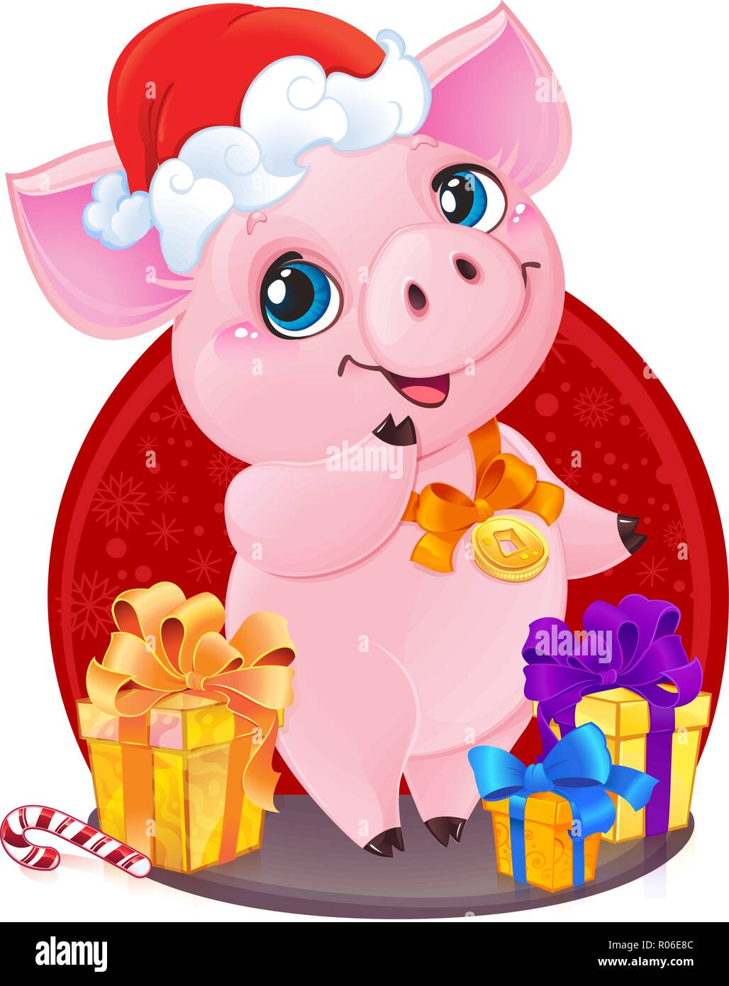 Christmas 2019 gifts Stock Vector Images - Alamy