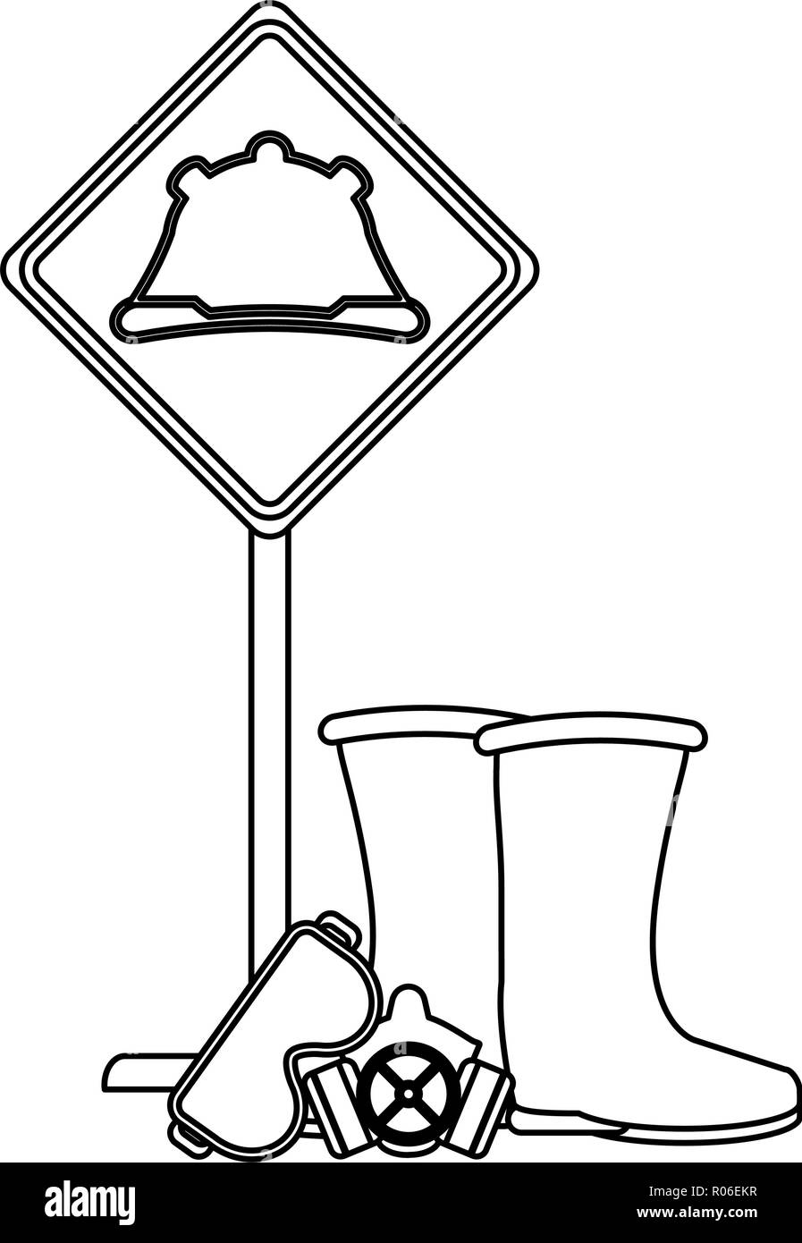 Road construction dust Stock Vector Images - Alamy