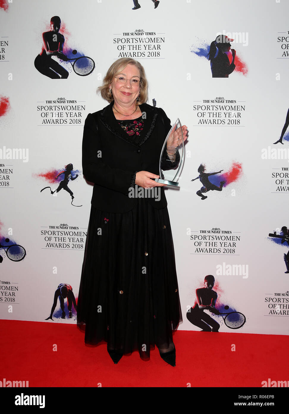 Lifetime Achievement Award winner Jennie Price poses with the trophy ...