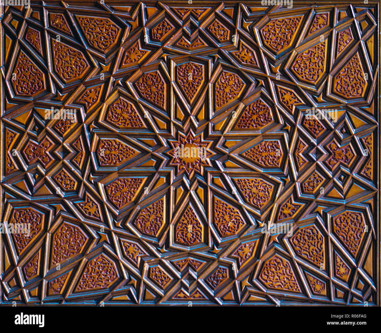 Ottoman Turkish art with geometric patterns in view Stock Photo - Alamy