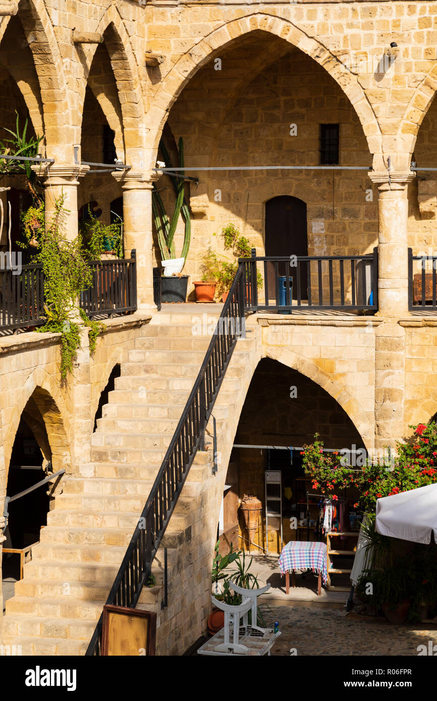 The Buyuk Han, Northern Nicosia, turkishCyprus October 2018 Stock Photo ...