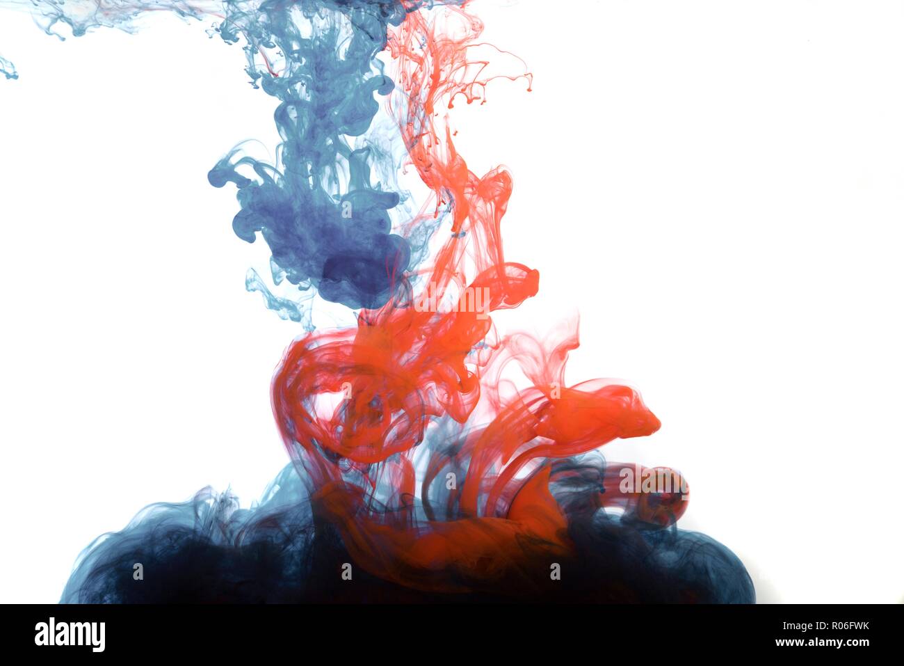 Inks in water, color abstraction Stock Photo - Alamy