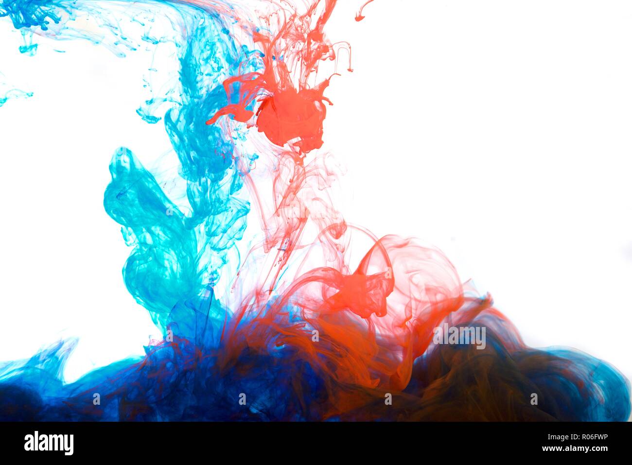 Inks in water, color abstraction Stock Photo - Alamy