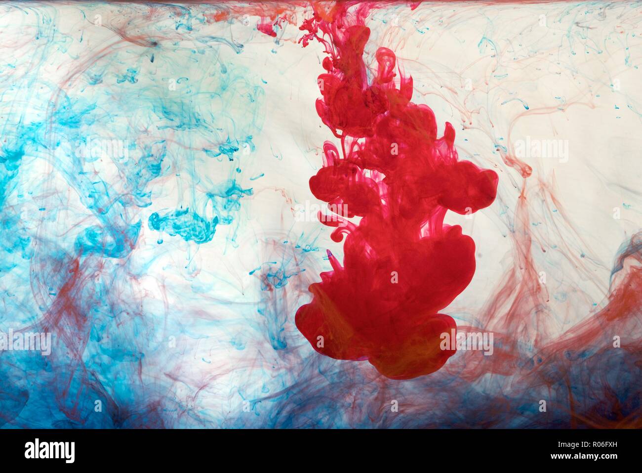 Inks in water, color abstraction Stock Photo - Alamy
