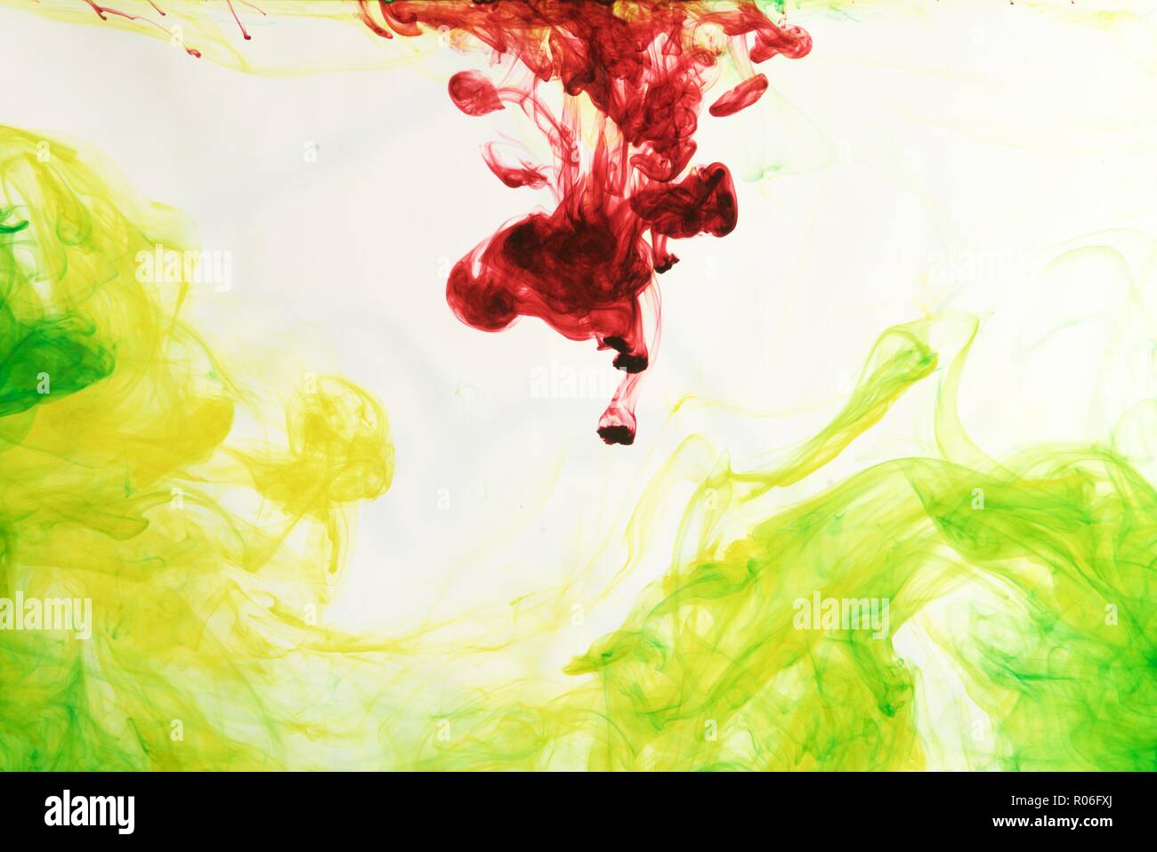 Inks in water, color abstraction Stock Photo - Alamy