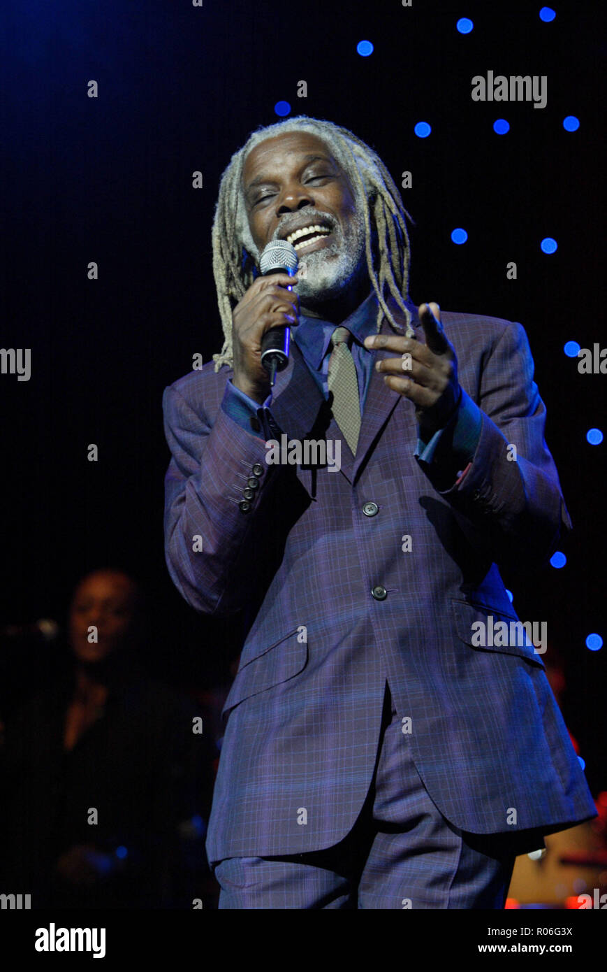 Billy Ocean performing live in concert at Sydney Entertainment Centre ...