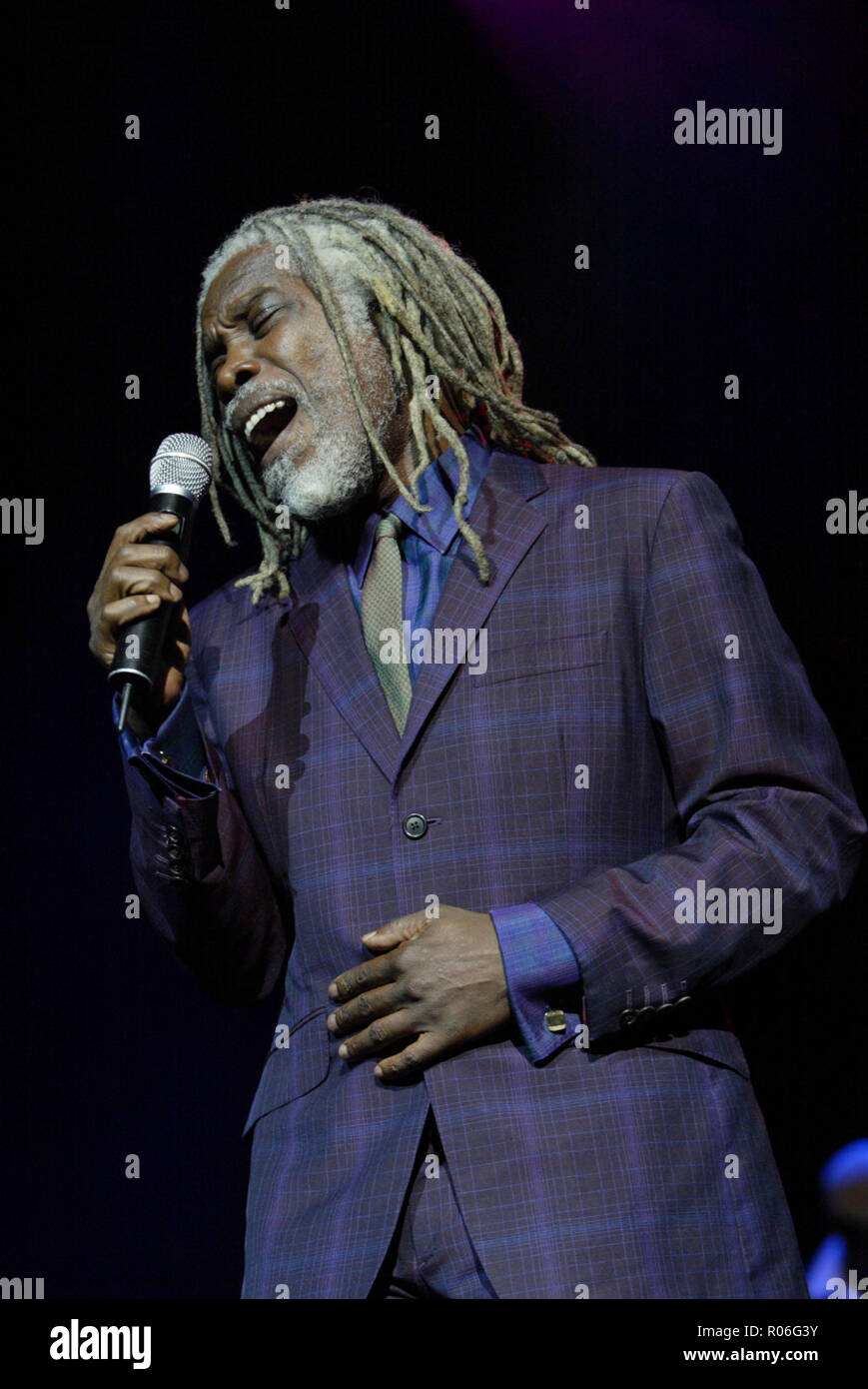 Billy Ocean performing live in concert at Sydney Entertainment Centre ...