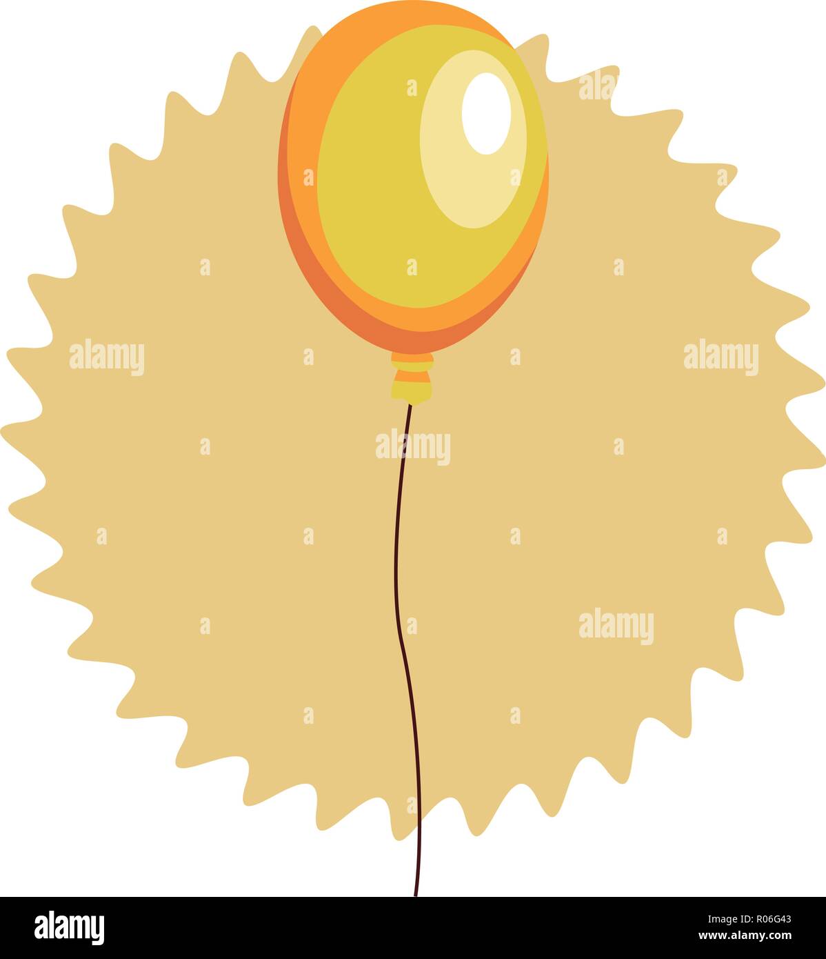 Party balloon cartoon Stock Vector Image & Art - Alamy
