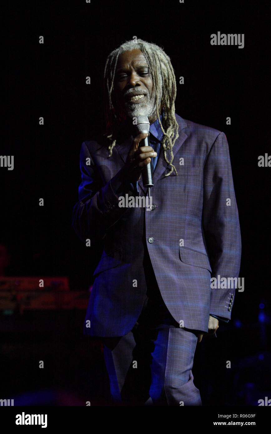 Billy Ocean performing live in concert at Sydney Entertainment Centre ...
