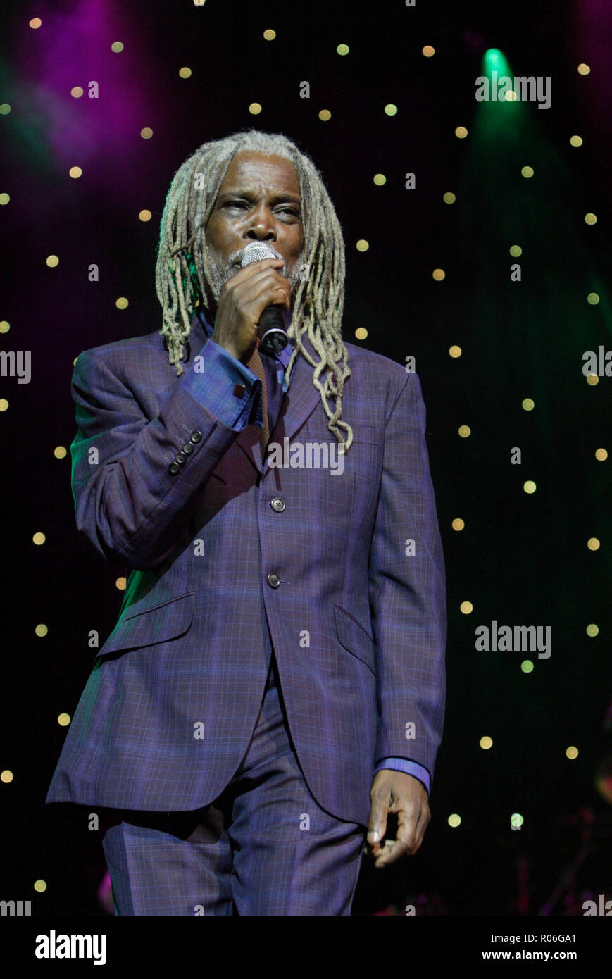 Billy Ocean performing live in concert at Sydney Entertainment Centre ...