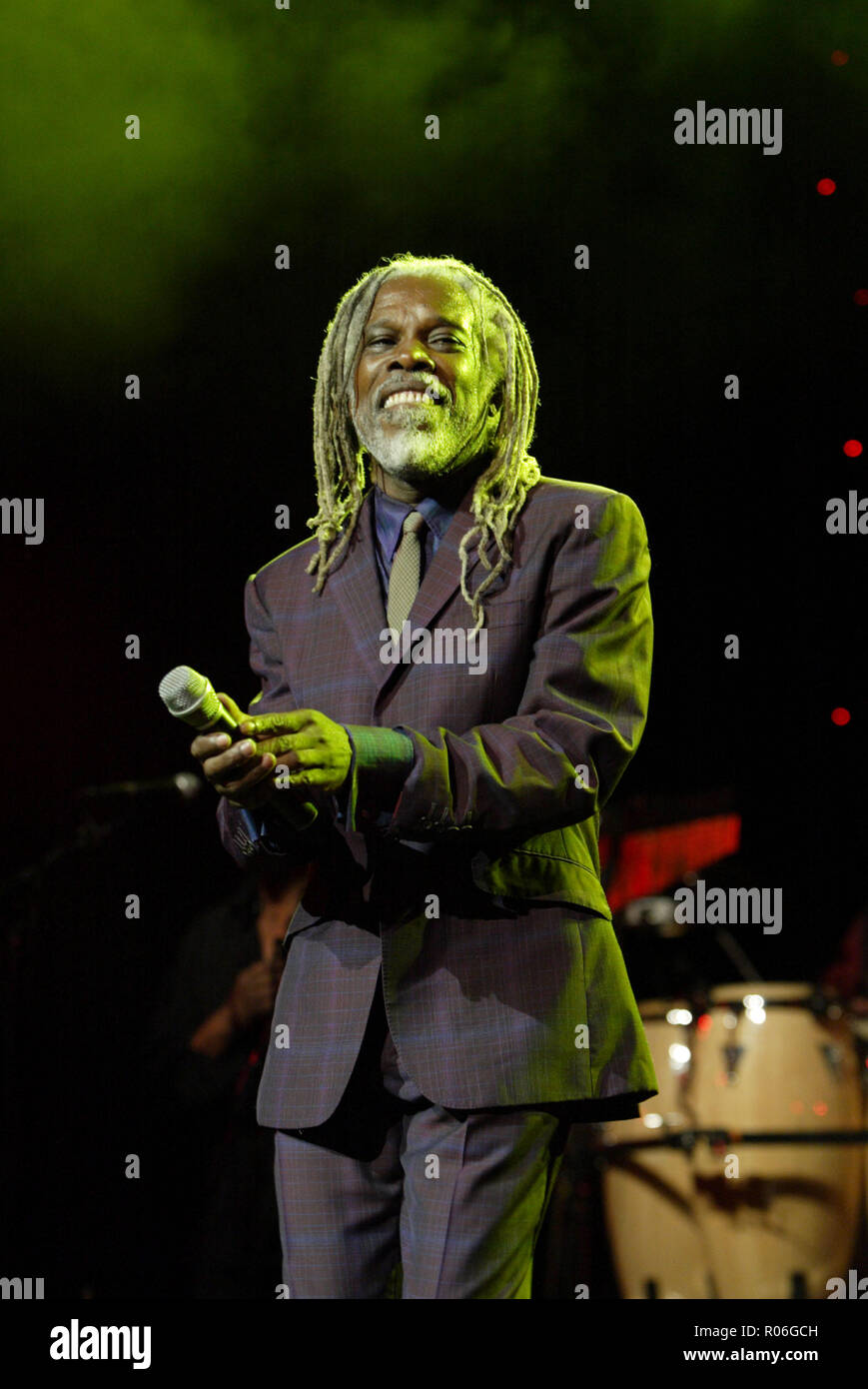 Billy Ocean performing live in concert at Sydney Entertainment Centre ...