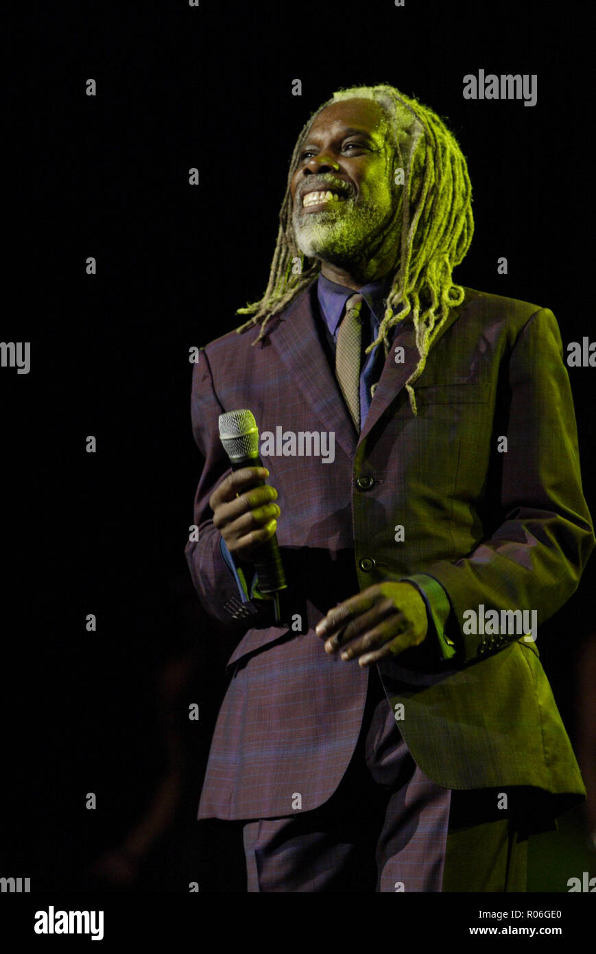 Billy Ocean performing live in concert at Sydney Entertainment Centre ...