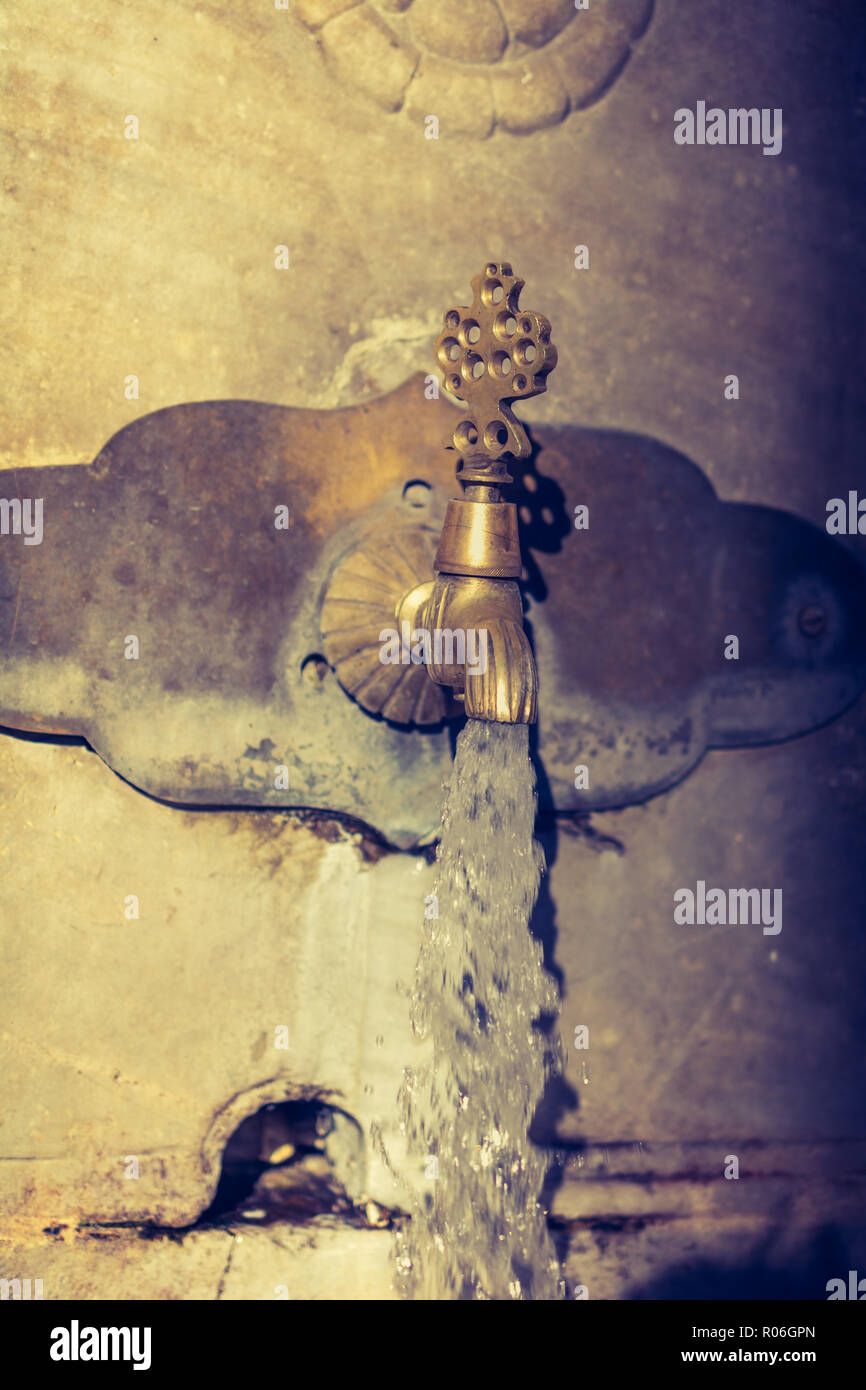 Turkish Ottoman style water tap examples Stock Photo - Alamy