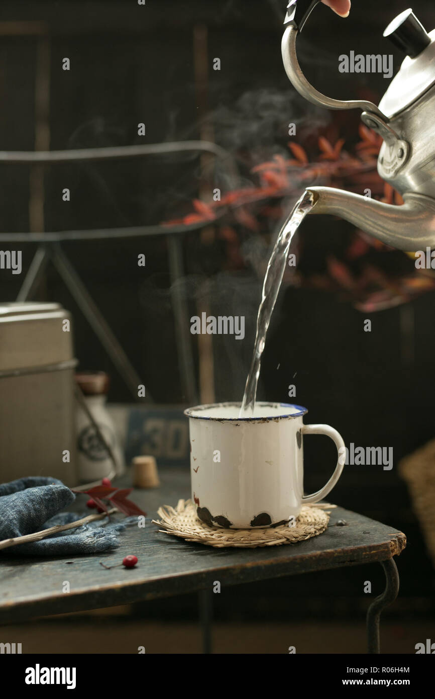 Jug Pouring Water Jug Pouring Water Into The Cup High Resolution Stock ...