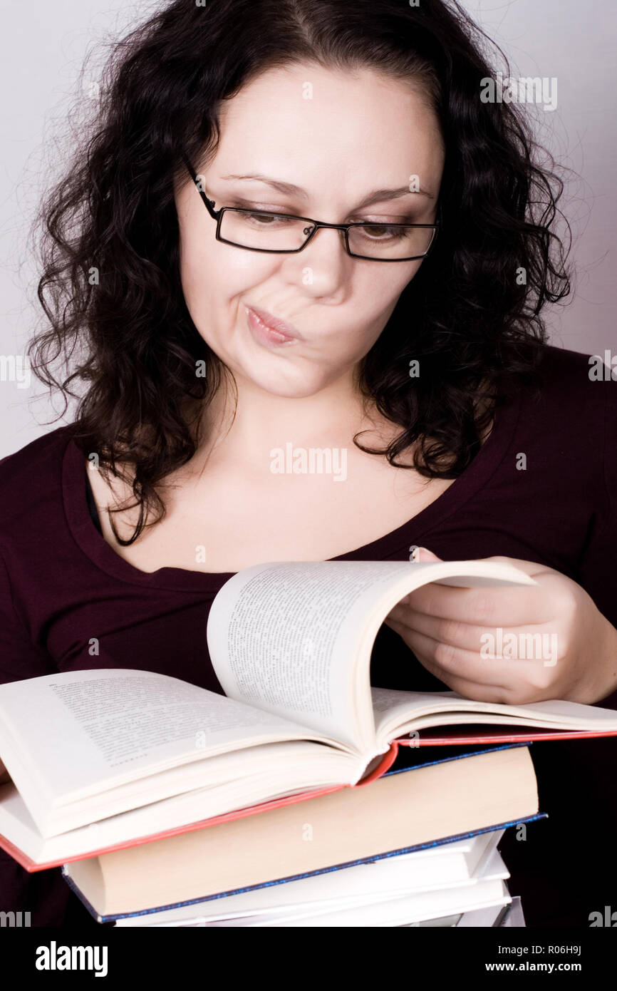 Portrait modern girl stack hi-res stock photography and images - Alamy