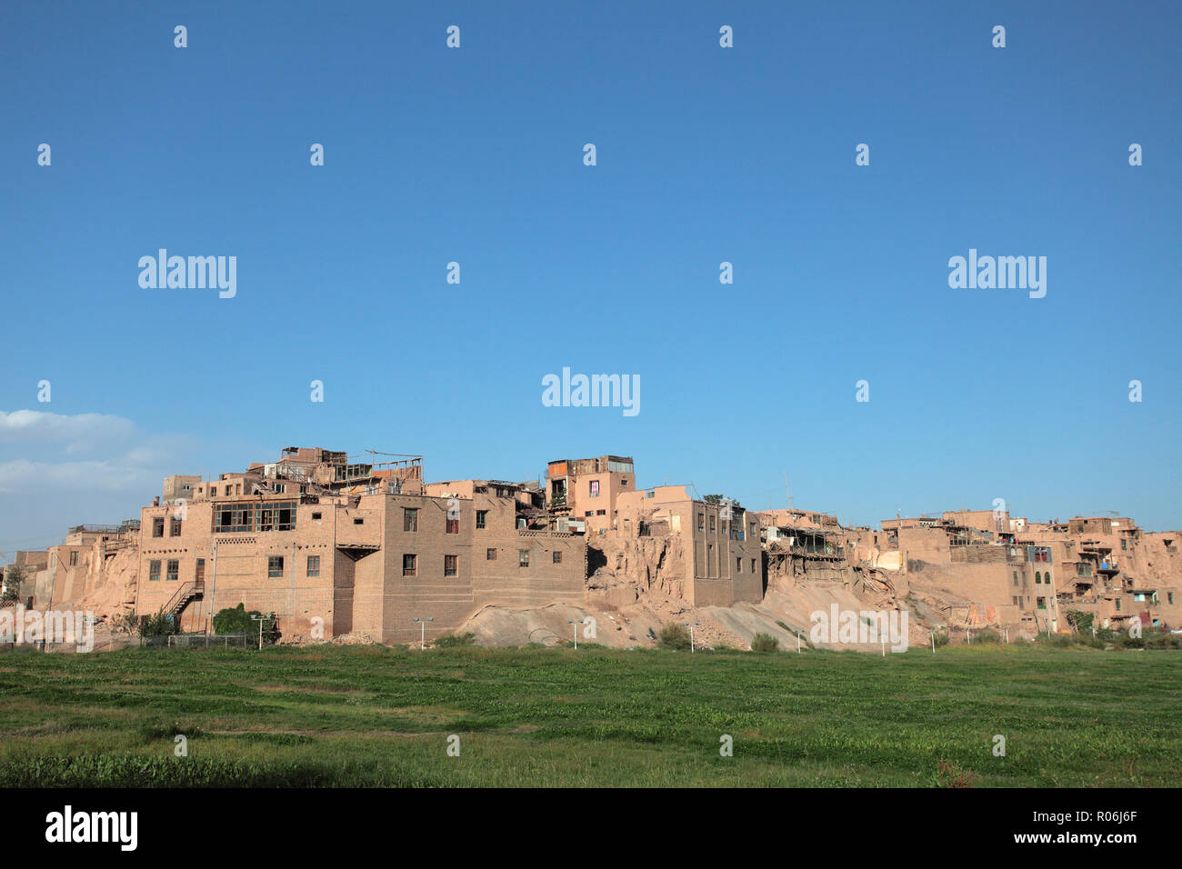 Xinjiang kashgar tower of local-style dwelling houses Stock Photo - Alamy