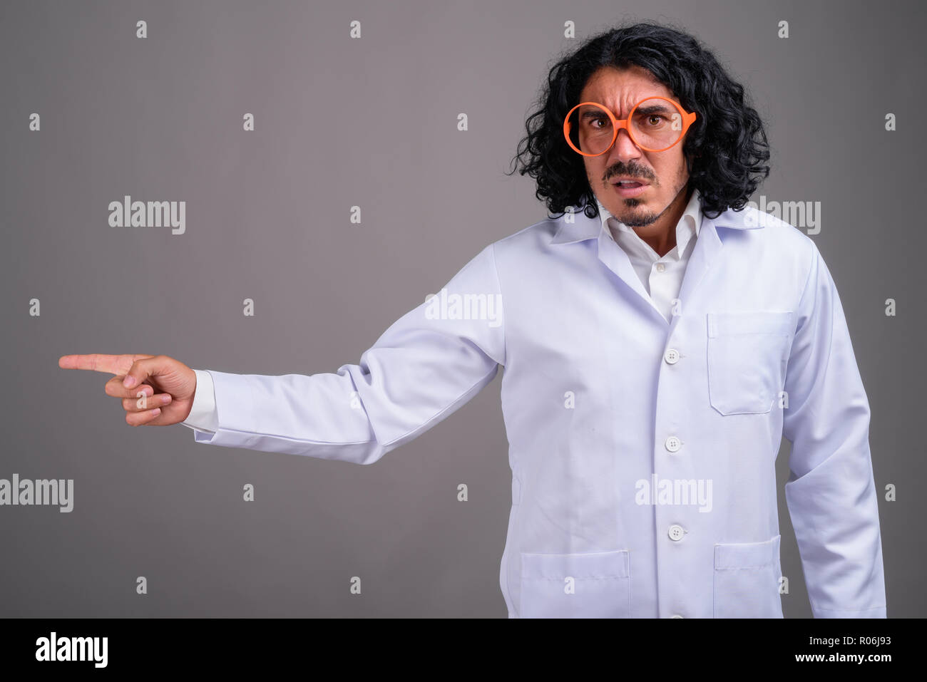 Mad scientist and hair hi-res stock photography and images - Alamy