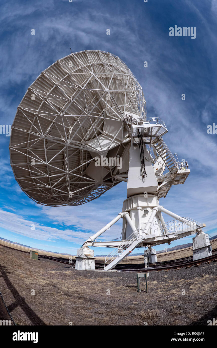 Very Large Array (VLA) Radio Telescopes in New Mexico, USA Stock Photo ...