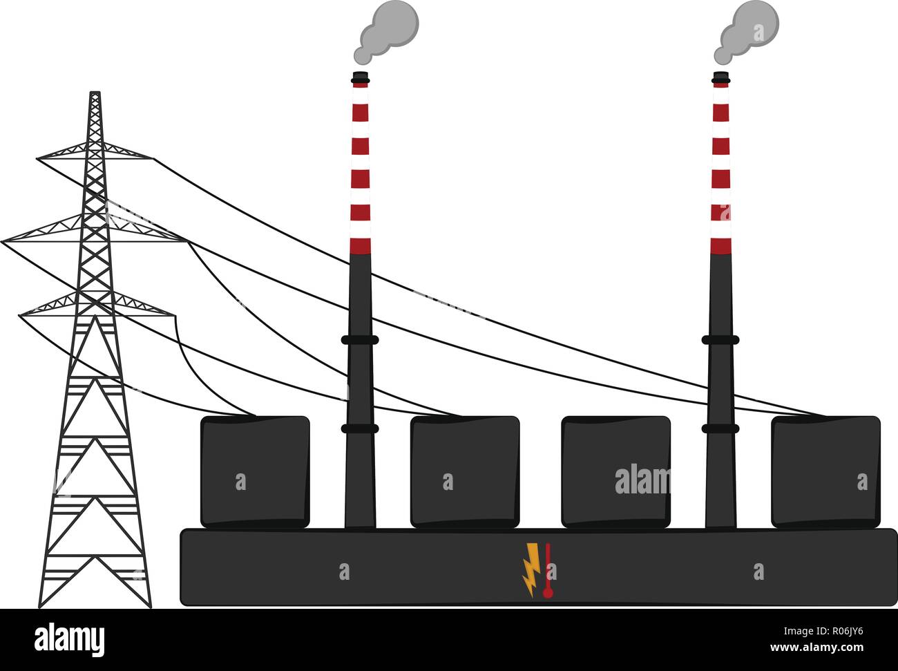 Coal Power Plant Clip Art