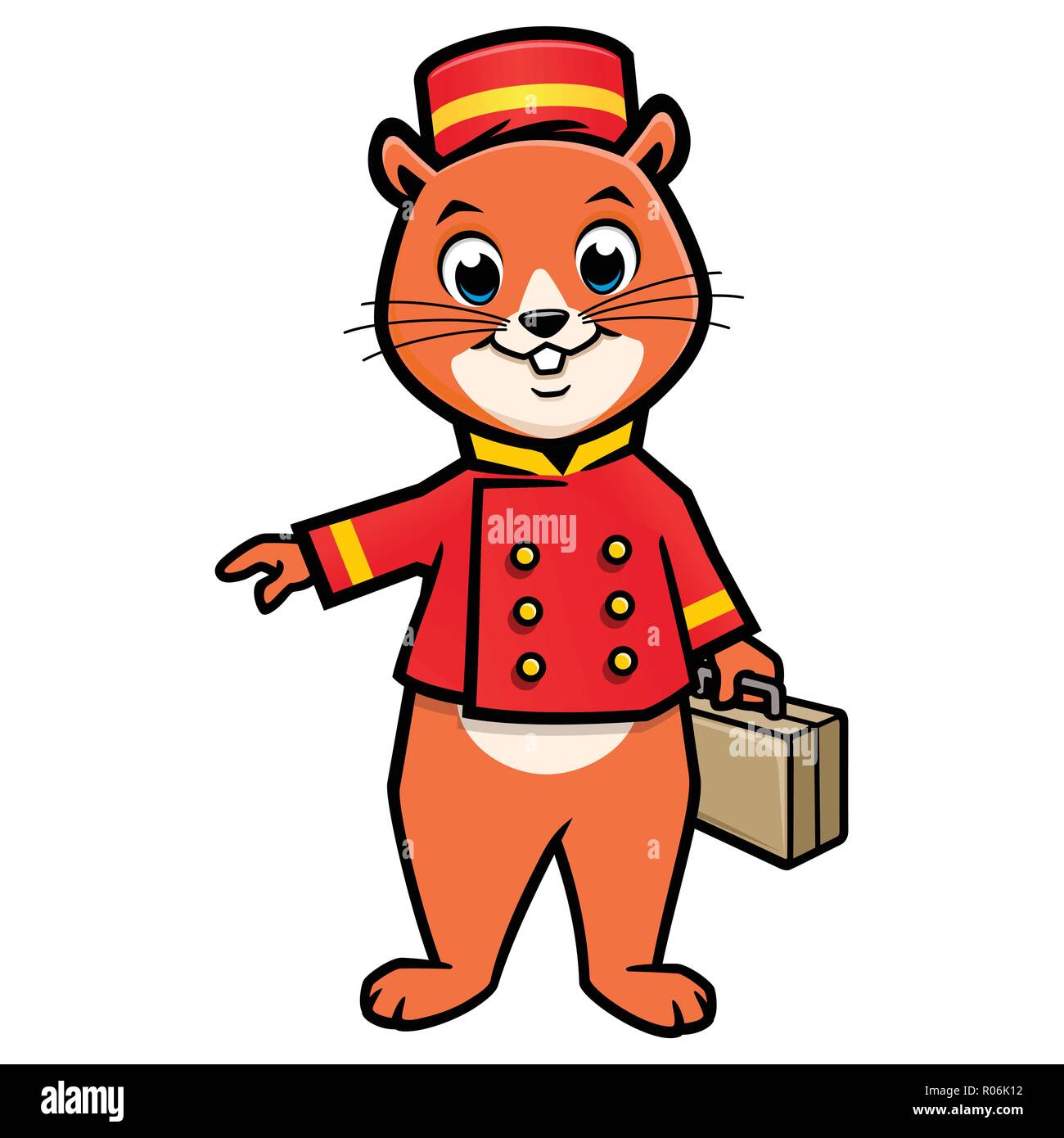 Bellhop Cartoon High Resolution Stock Photography and Images - Alamy