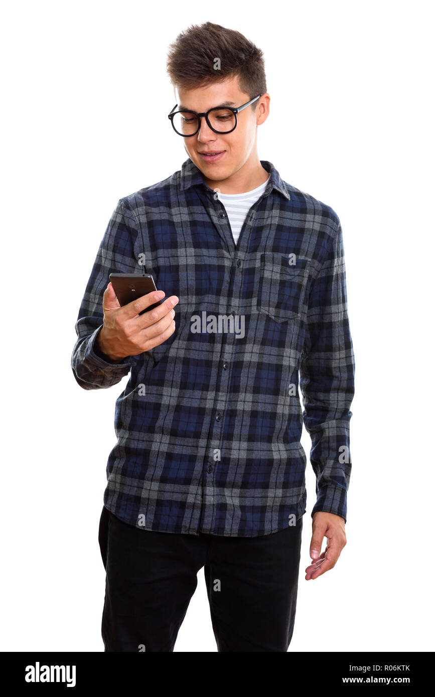 Man standing looking cell hi-res stock photography and images - Alamy