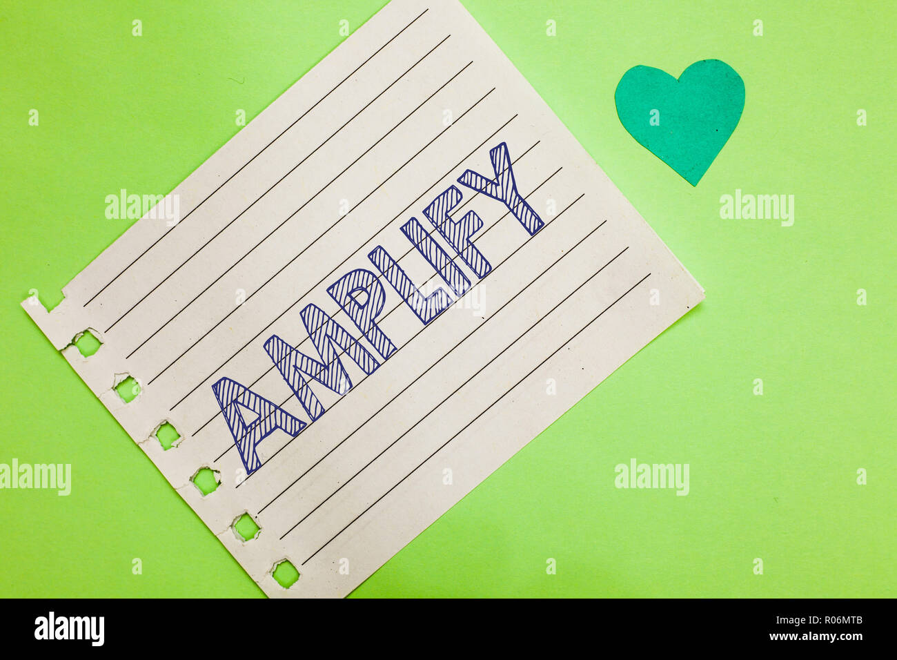 Word writing text Amplify. Business concept for Make something bigger ...