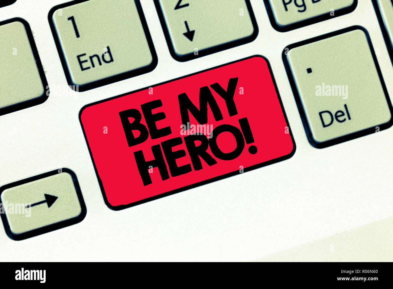 Text sign showing Be My Hero. Conceptual photo Request by someone to ...