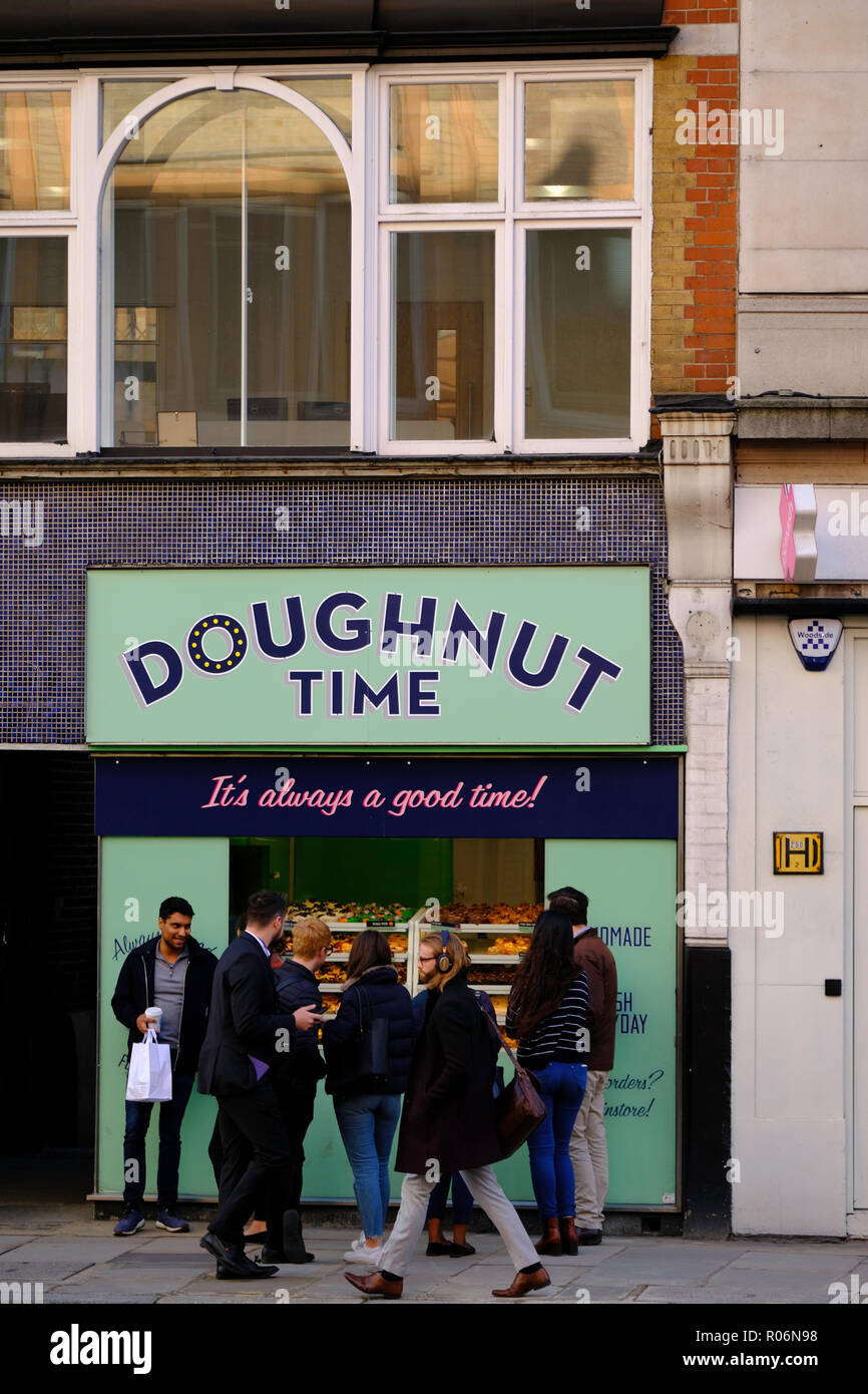 Doughnut Time, London, United Kingdom Stock Photo - Alamy