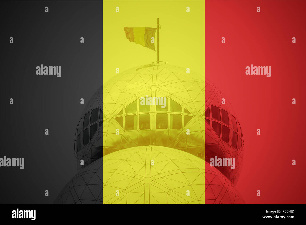 Flag of Belgium in minimalistic design and high quality Stock Photo - Alamy