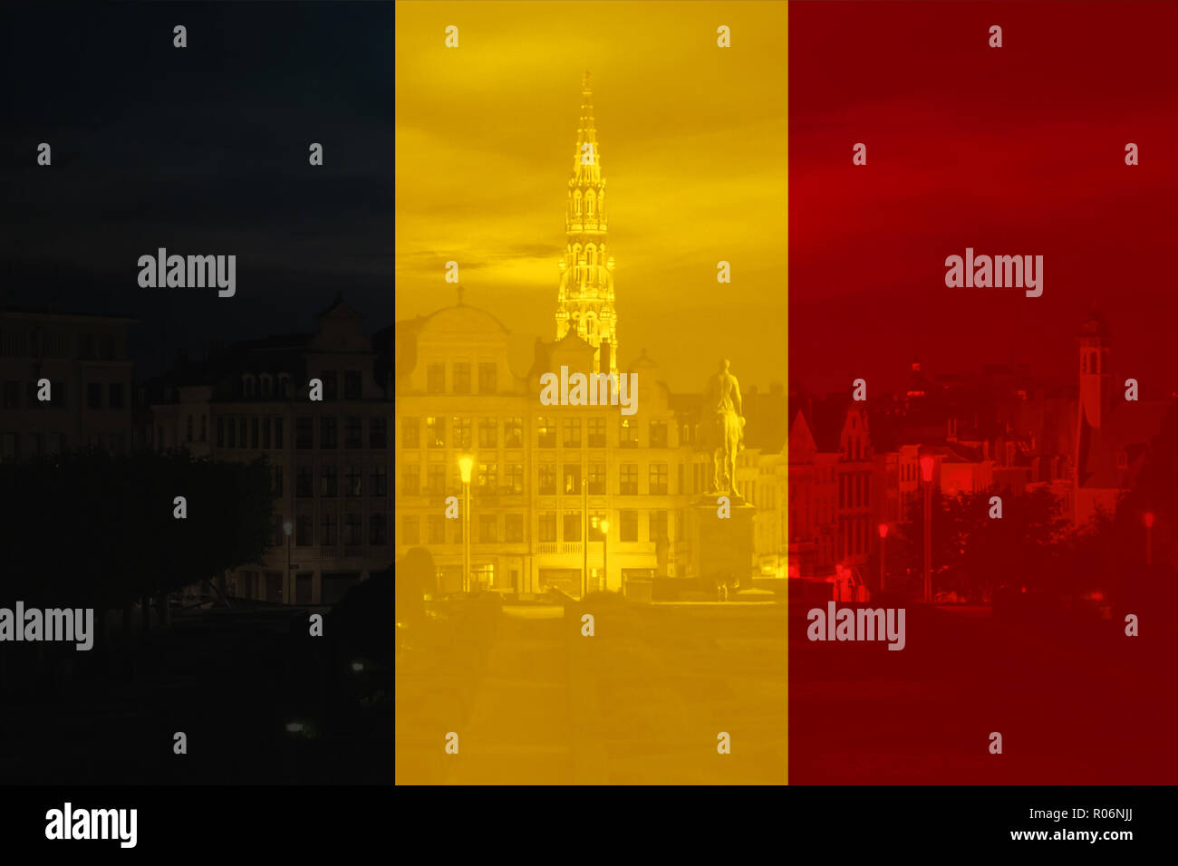 Flag of Belgium in minimalistic design and high quality Stock Photo - Alamy