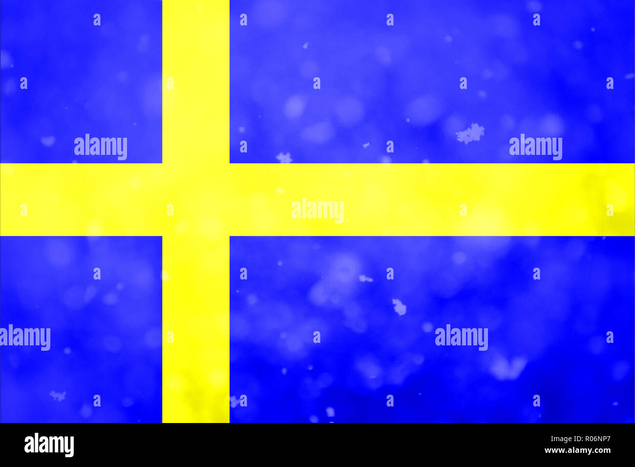 Flag of Sweden in minimalistic design and high quality Stock Photo - Alamy