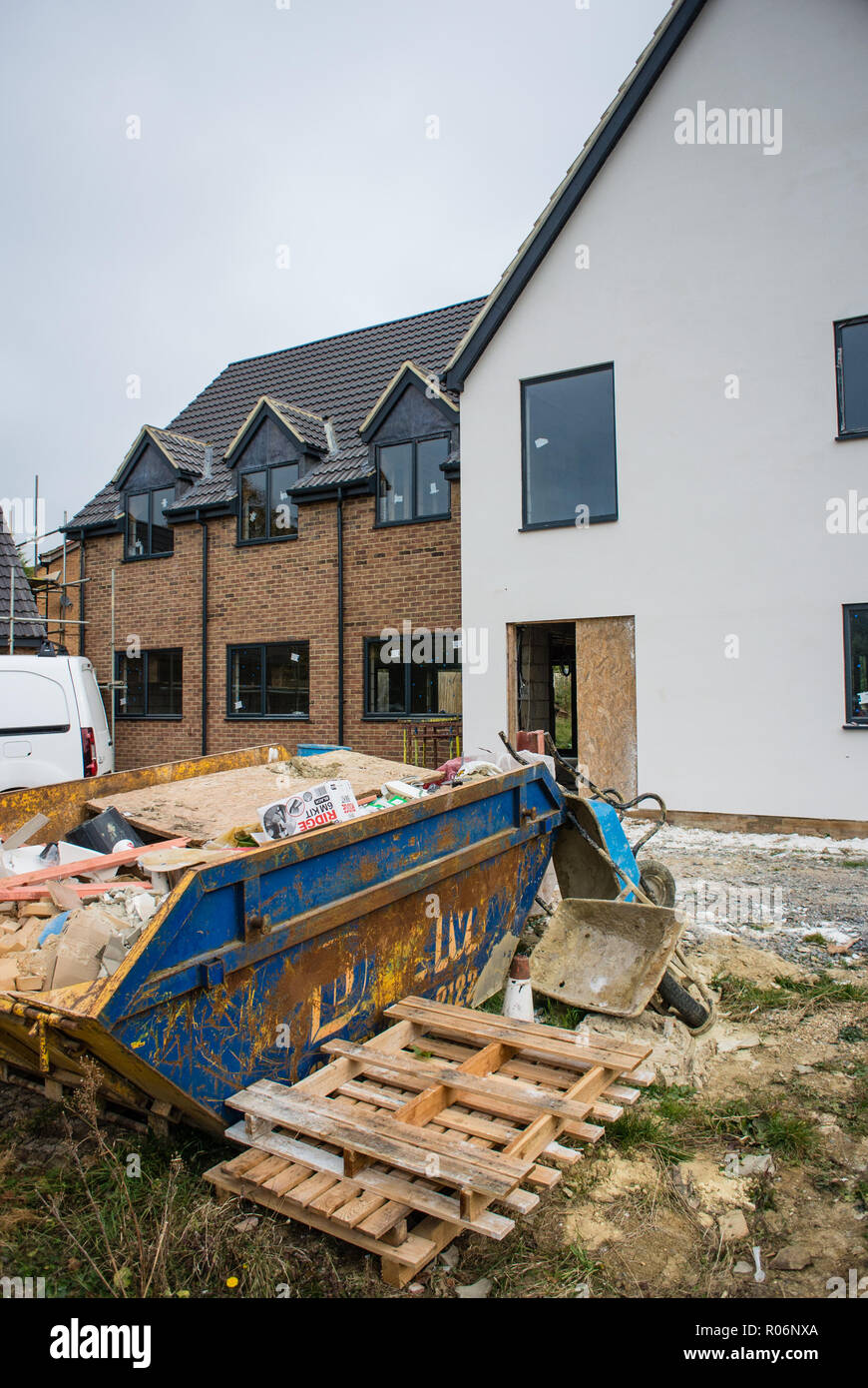 House building repairs and improvements Stock Photo - Alamy