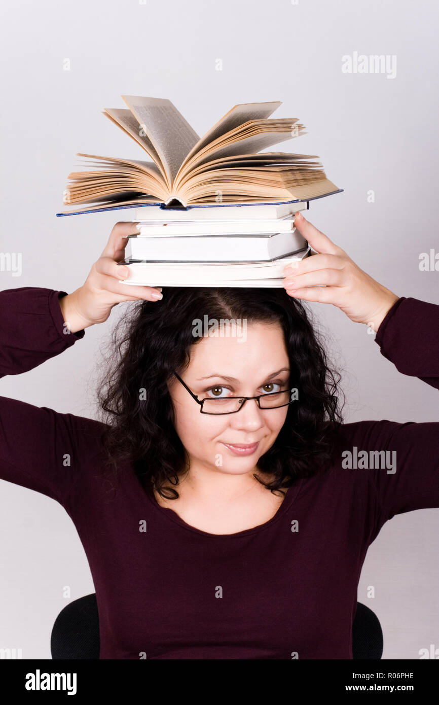 Portrait modern girl stack hi-res stock photography and images - Alamy
