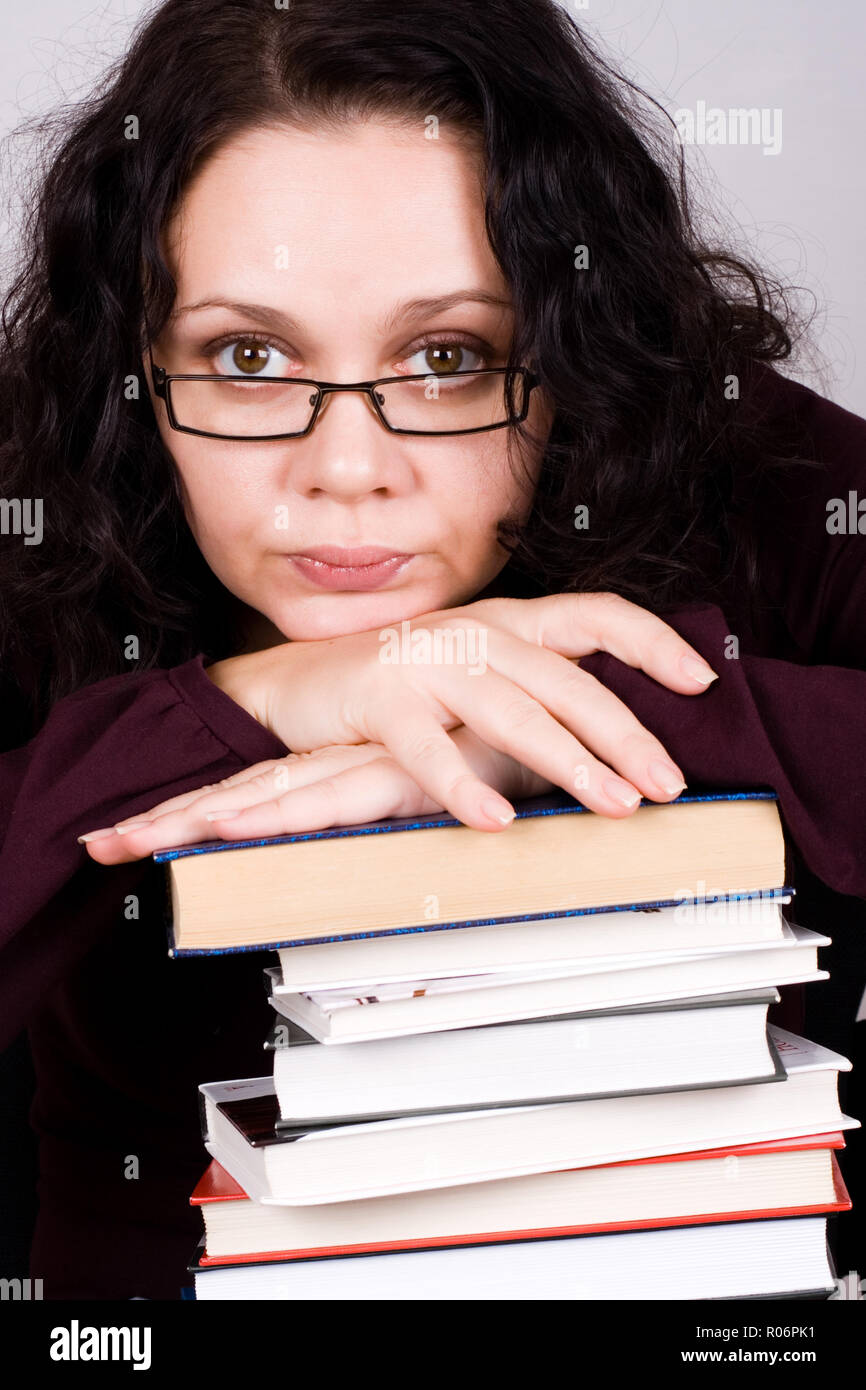 Portrait modern girl stack hi-res stock photography and images - Alamy