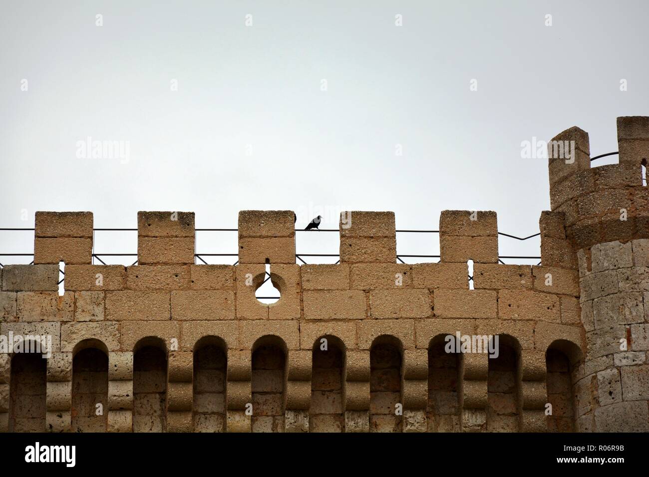 Battlements Of A Castle