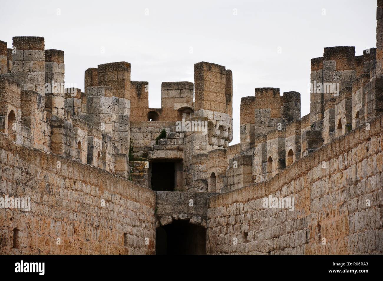 castle, tower, battlements Stock Photo - Alamy