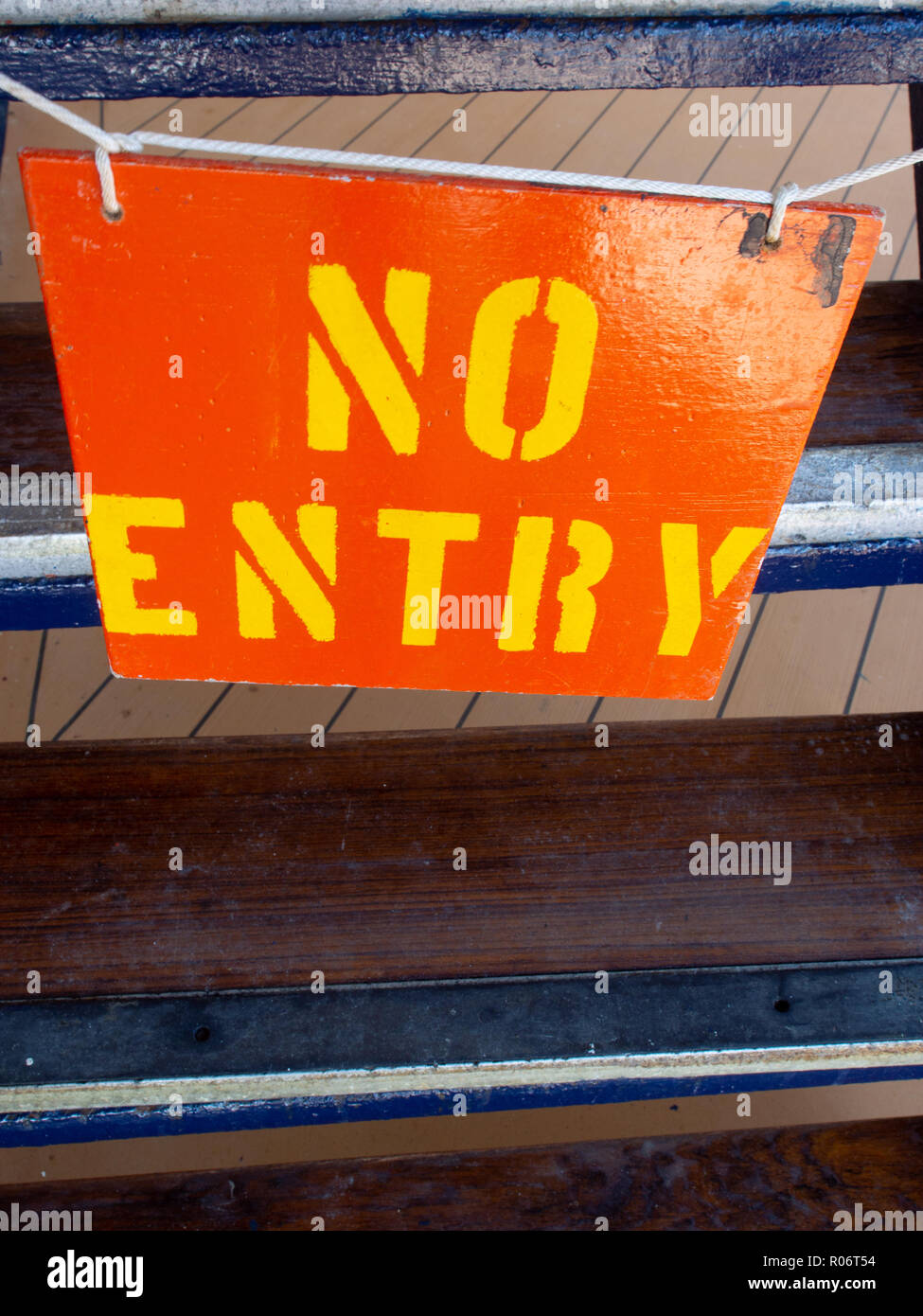 Warning sign at stairs hi-res stock photography and images - Alamy