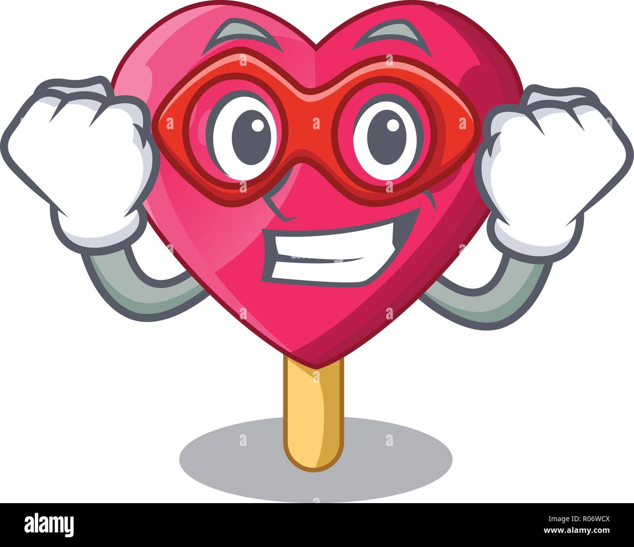 Cartoon illustration ice cream super Stock Vector Images - Alamy