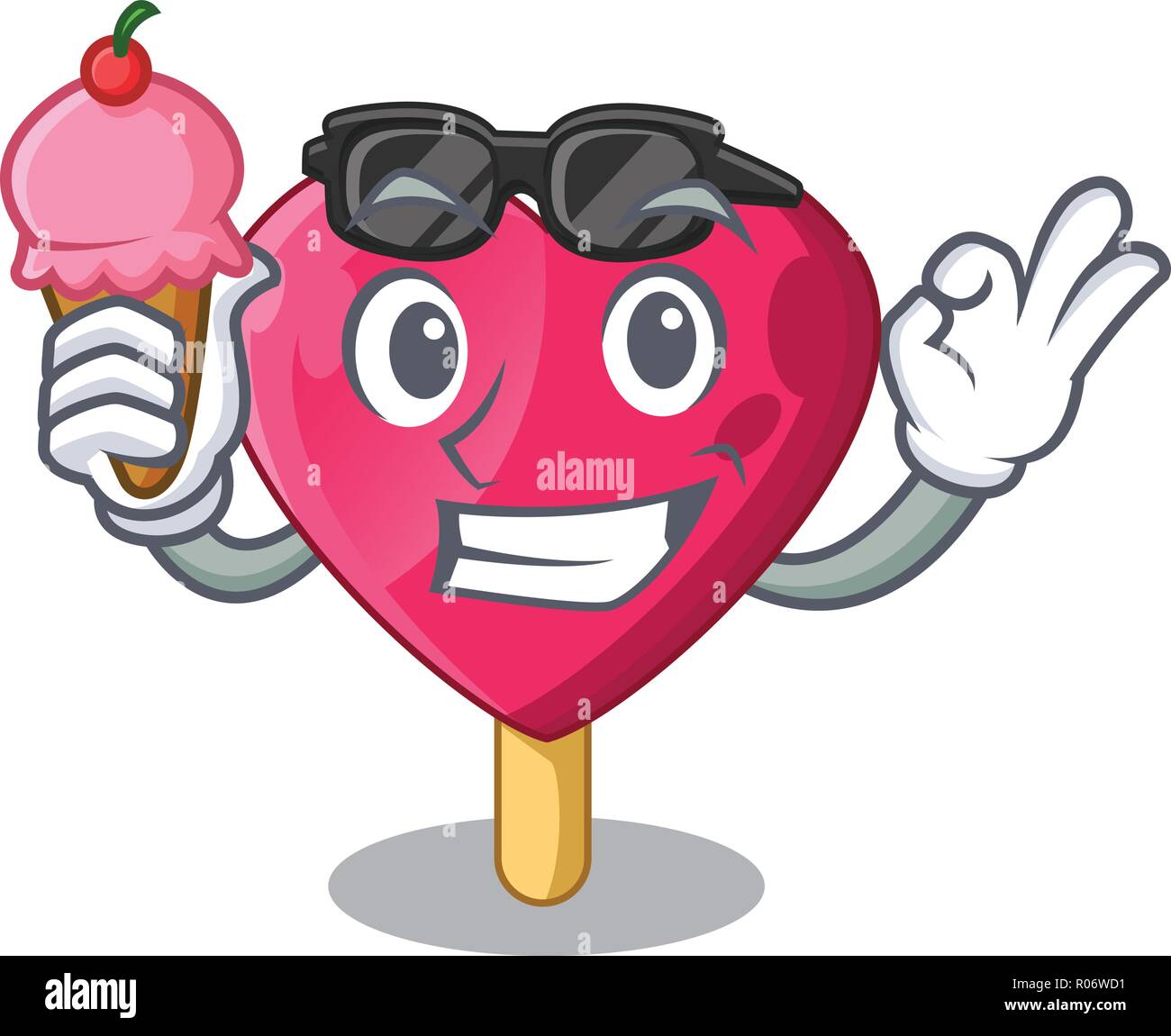 Ice cream heart sun hi-res stock photography and images - Alamy
